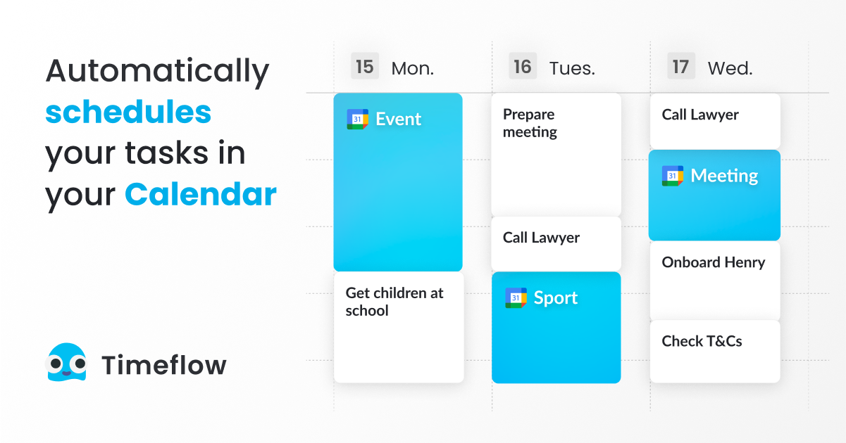 Timeflow | Smart calendar & task manager